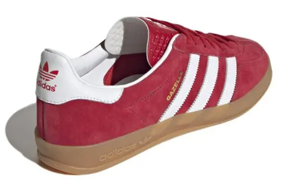 Adidas Gazelle Indoor Scarlet Gum Sneakers - Red/gum