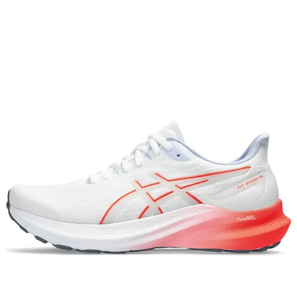Asics Gt-2000 Athletic Sneakers - White/sunrise Red