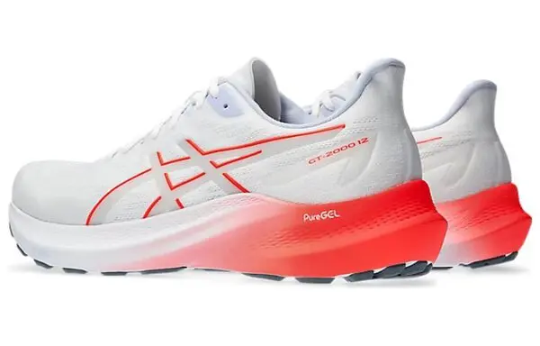 Asics Gt-2000 Athletic Sneakers - White/sunrise Red