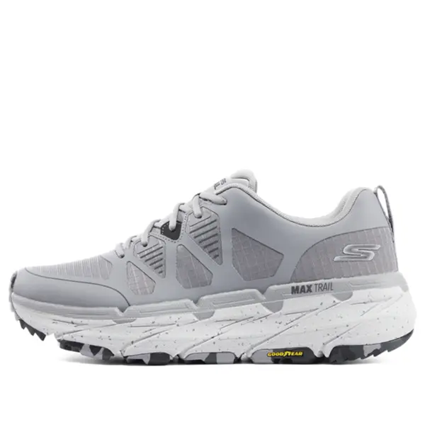 Sketchers Max Cushioning Premier Trail Athletic Shoes - Grey/white