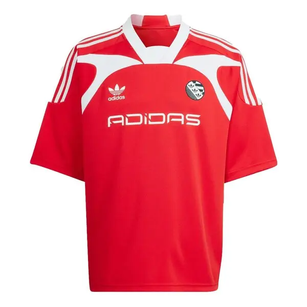 Adidas Originals Adilenium Oversized Short Sleeve Shirt - Red