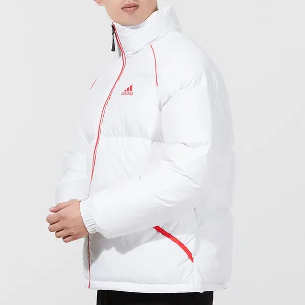 Adidas Down Jacket With Contrasting Trim