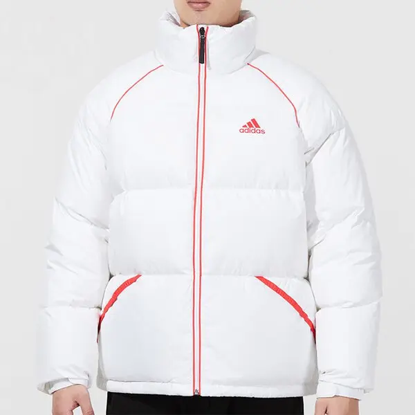 Adidas Down Jacket With Contrasting Trim