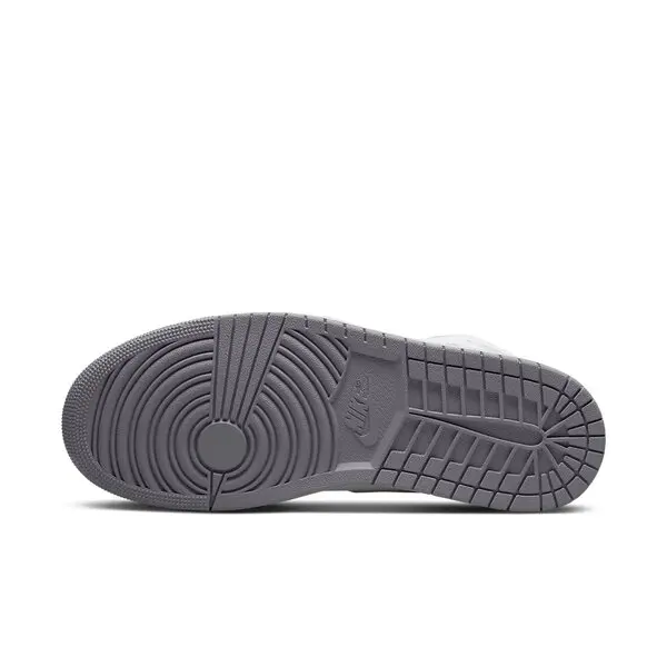 JORDAN 1 Mid "neutral Grey" Sneakers - White/stealth