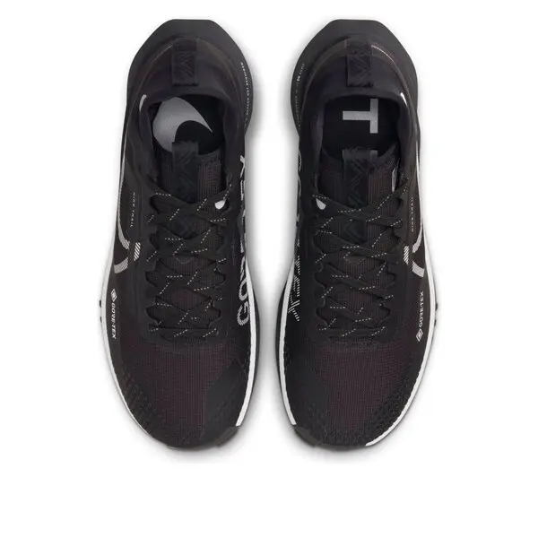 Nike React Pegasus Trail Gore-tex Running Shoes - Black/reflect Silver/wolf Grey