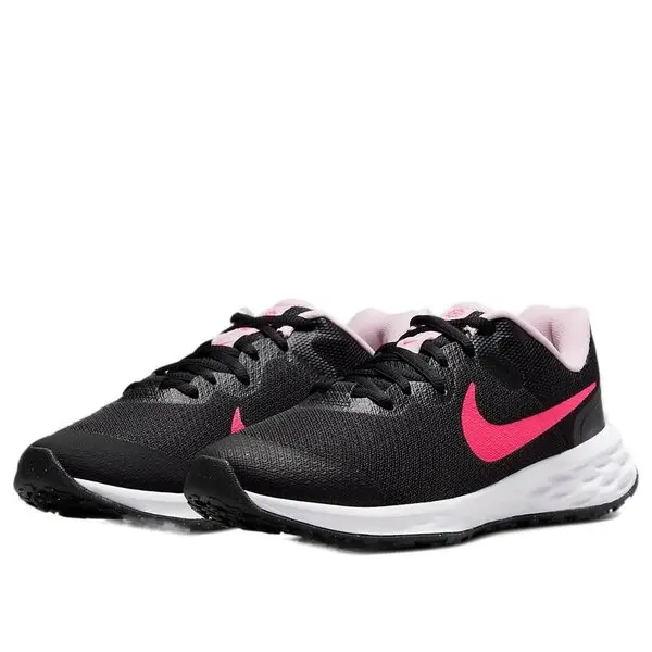 Nike Revolution 6 Low Top Sneakers - Black/pink