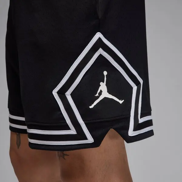 JORDAN Sport Dri-fit Mesh Diamond Shorts - Black/white/white