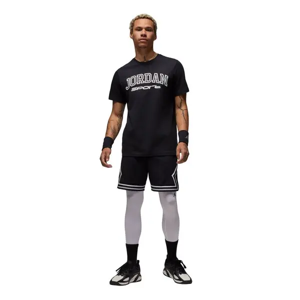 JORDAN Sport Dri-fit Mesh Diamond Shorts - Black/white/white