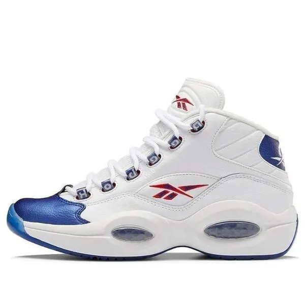 REEBOK Question Mid "blue Toe" Gx0227 Sneakers - White/blue