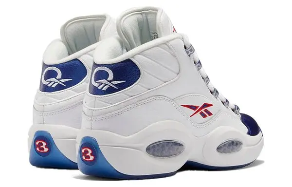 REEBOK Question Mid "blue Toe" Gx0227 Sneakers - White/blue
