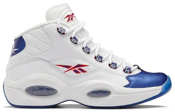 REEBOK Question Mid "blue Toe" Gx0227 Sneakers - White/blue