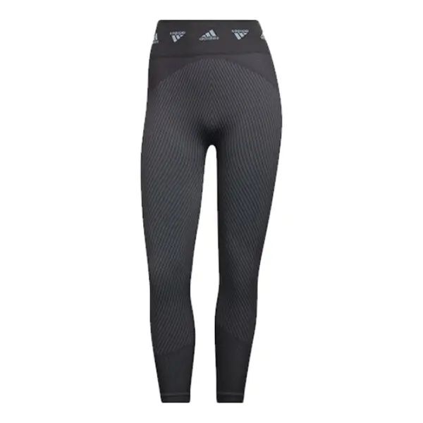 Adidas Aeroknit Training 7/8 Leggings Asia Sizing - Grey