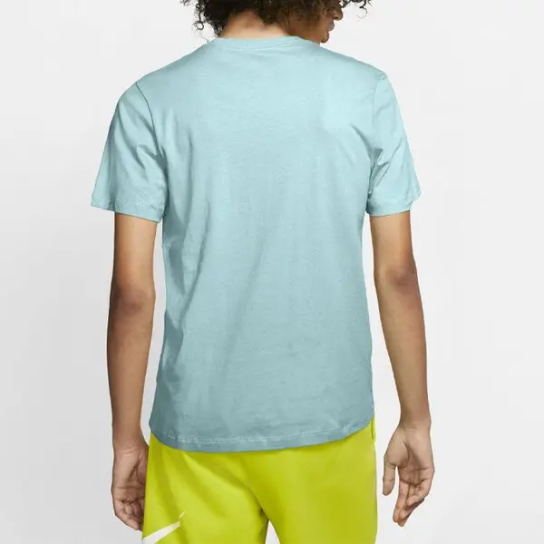 Nike Sportswear Club Embroidered Small Hook Crew Neck Short Sleeve T-shirt Green - Light Green