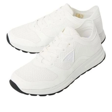 Prada Prax 2.0 Knit Fabric Sneakers - White