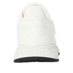 Prada Prax 2.0 Knit Fabric Sneakers - White