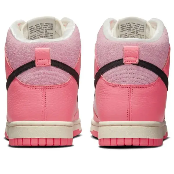Nike Dunk High 'hoops Pack' Sneakers - Medium Soft Pink/black/coconut Milk