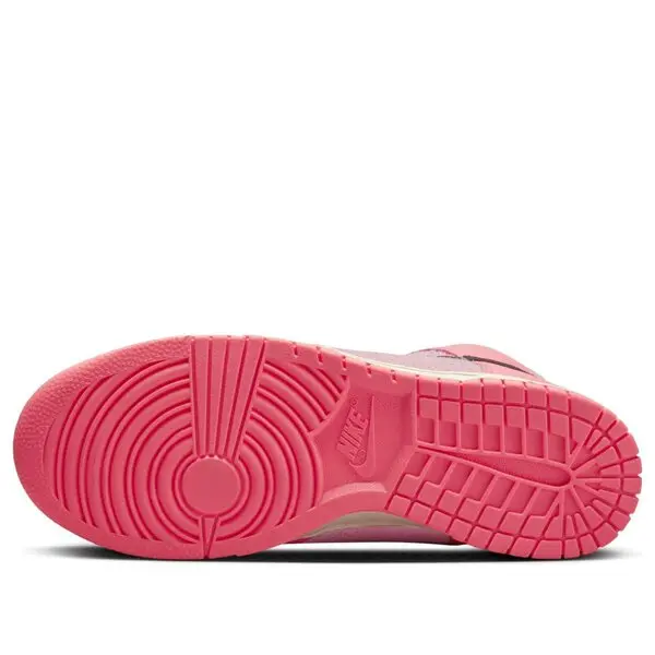 Nike Dunk High 'hoops Pack' Sneakers - Medium Soft Pink/black/coconut Milk