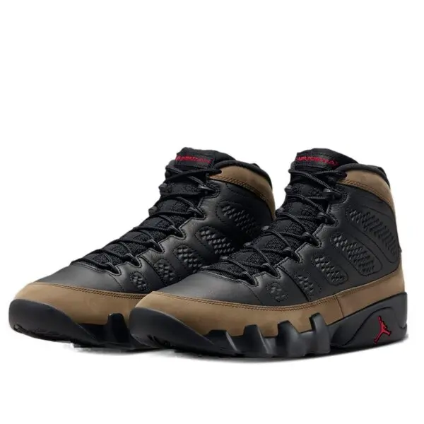 JORDAN Air Retro Olive - Black/true Red/light Olive