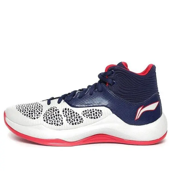 LI-NING Sonic 5 Td 'usa' Athletic Sneakers - White/blue/red