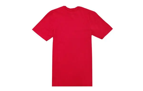 JORDAN Jumpman Logo Round Neck Athleisure Casual Sports Short Sleeve - Red