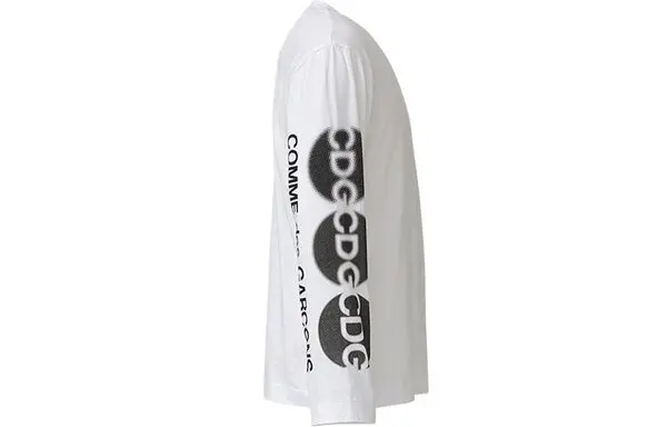 Comme Des Garçons Cdg String Mark Logo Long-sleeve Tee