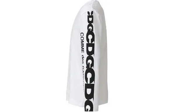 Comme Des Garçons Cdg String Mark Logo Long-sleeve Tee