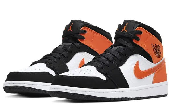 JORDAN 1 Mid "shattered Backboard - Black/white-starfish