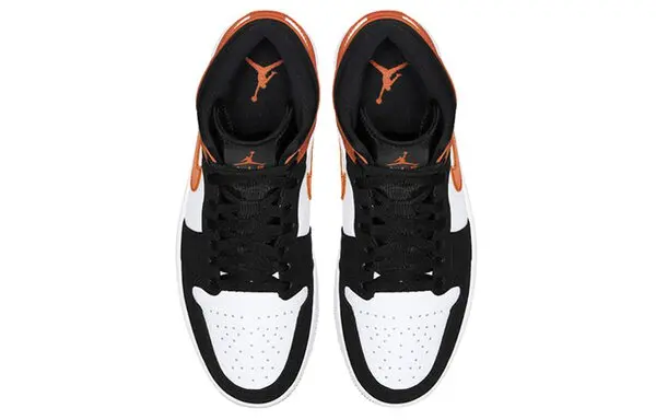 JORDAN 1 Mid "shattered Backboard - Black/white-starfish