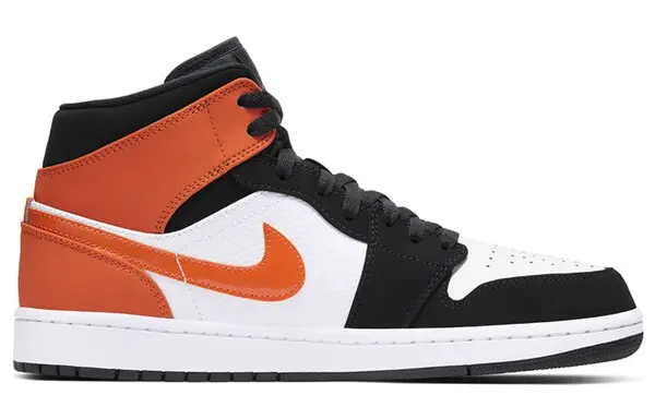 JORDAN 1 Mid "shattered Backboard - Black/white-starfish