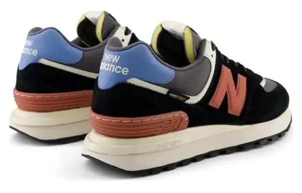 NEW BALANCE 574 Legacy Lace-up Sneakers - Black/red/blue