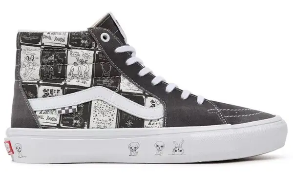 VANS Daniel Johnston X Skate Sk8-hi 'hi, How Are You Project' High Top Sneakers
