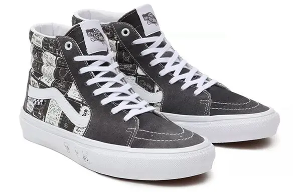 VANS Daniel Johnston X Skate Sk8-hi 'hi, How Are You Project' High Top Sneakers