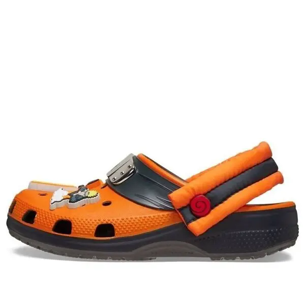 CROCS X Naruto Classic Clogs - Orange/black