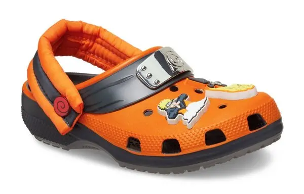 CROCS X Naruto Classic Clogs - Orange/black