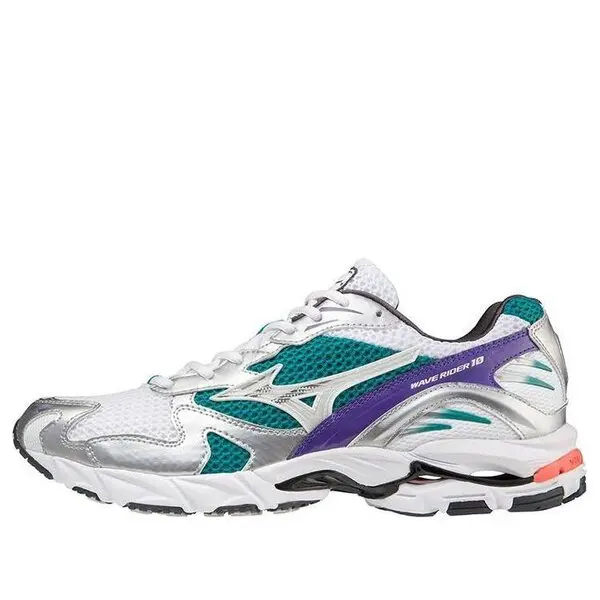 Mizuno Wave Rider - White/green/purple
