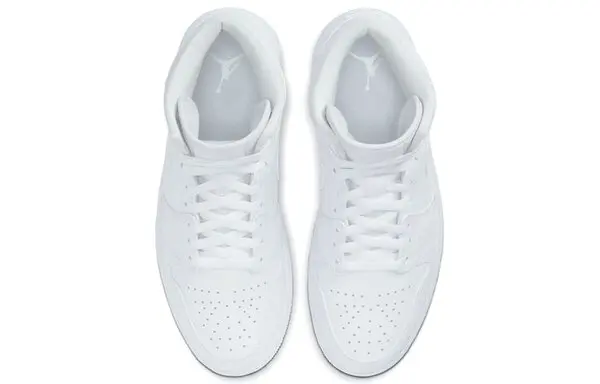 JORDAN 1 Mid "triple " Sneakers - White