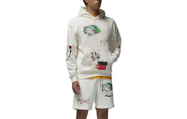 JORDAN Alphabet Pattern Pullover Hoodie