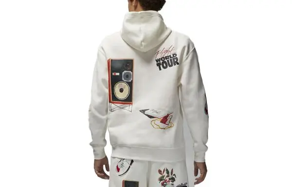 JORDAN Alphabet Pattern Pullover Hoodie