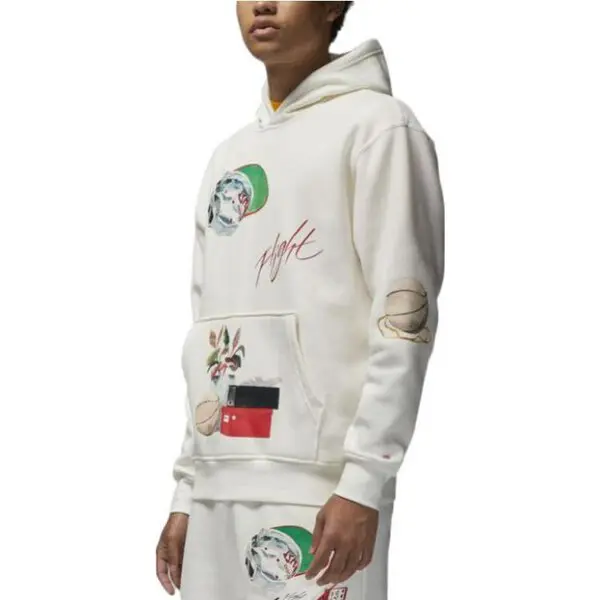 JORDAN Alphabet Pattern Pullover Hoodie