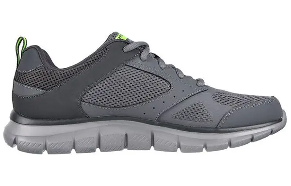 Sketchers Track Syntac Athletic Sneakers - Charcoal
