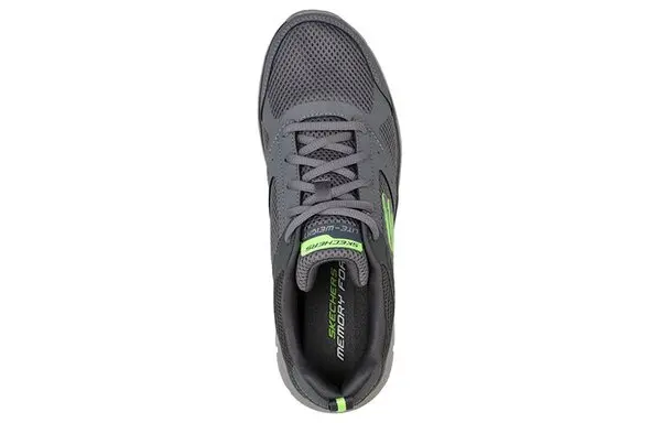 Sketchers Track Syntac Athletic Sneakers - Charcoal