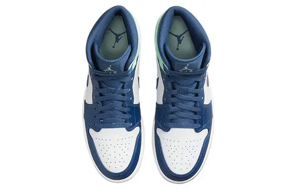 JORDAN 1 Mid Sneakers - Blue/green