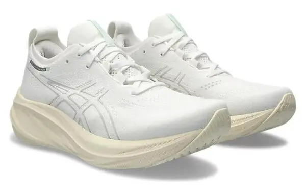 Asics Gel-nimbus 26 Athletic Shoes - White/beige
