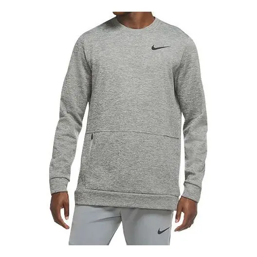 Nike Therma Training Sport Round Collar Jacket - Grey