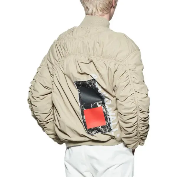 A-COLD-WALL* Cubist Ruched Bomber Jacket