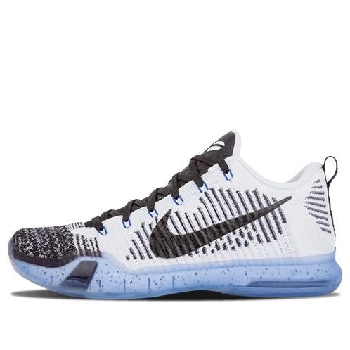 Nike Kobe Elite Premium Htm 'shark Jaw' Low Top Basketball Shoe - White/black