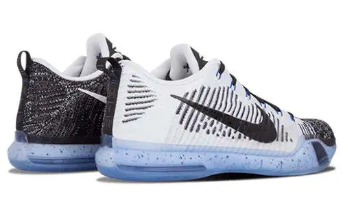 Nike Kobe Elite Premium Htm 'shark Jaw' Low Top Basketball Shoe - White/black
