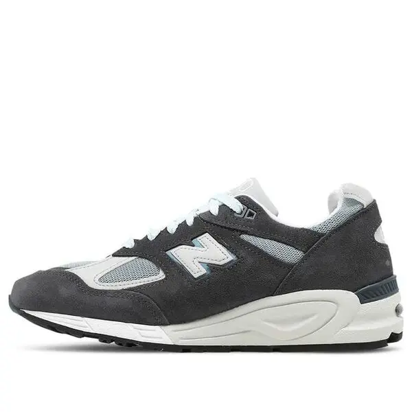 NEW BALANCE X Kith 990v2 Made In Usa 'steel Blue - Grey/white/black