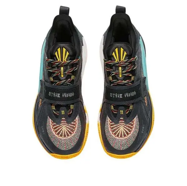 ANTA Kai 1 "sacred Bond" Athletic Sneakers - Black/teal/gold