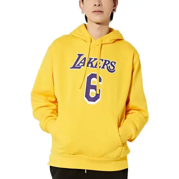 Nike Los Angeles Lakers Lebron James No. 6 Pullover Hoodie